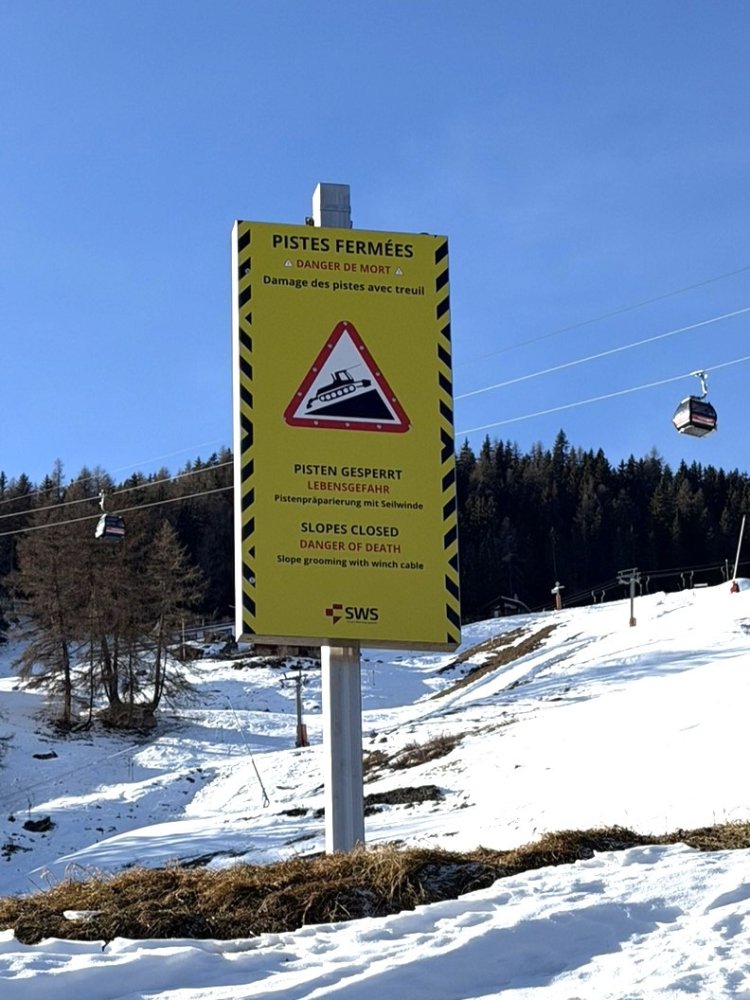 SWS-Beschilderung – Services Techniques Alpins SA